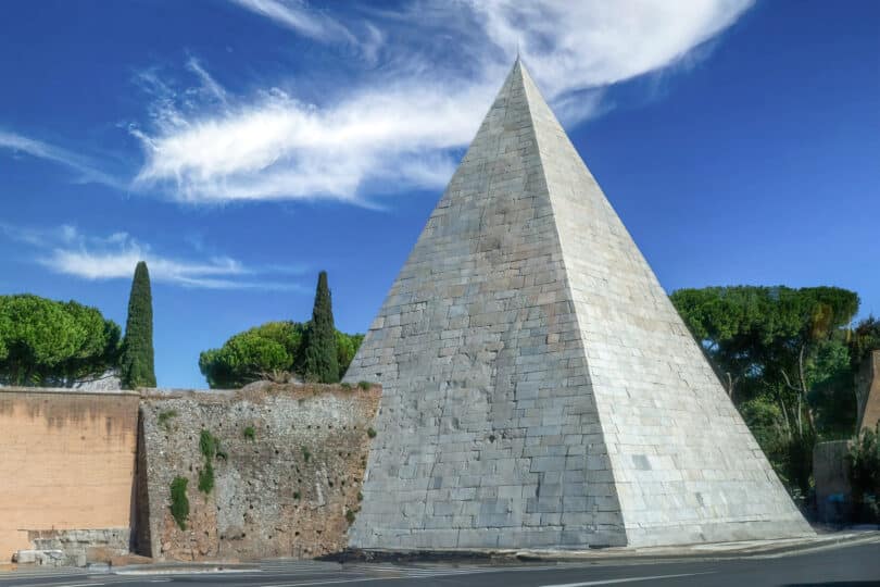Pyramid of Cestius - Entrance Fee